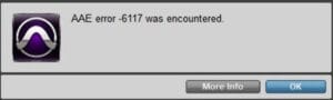 Error Protools AAE: solución a código AAE de ProTools - ACUSMATICA